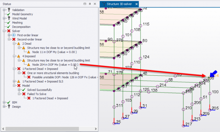 I have analysis Warnings and/ or Errors about buckling. Why is this happening and what do I do ...